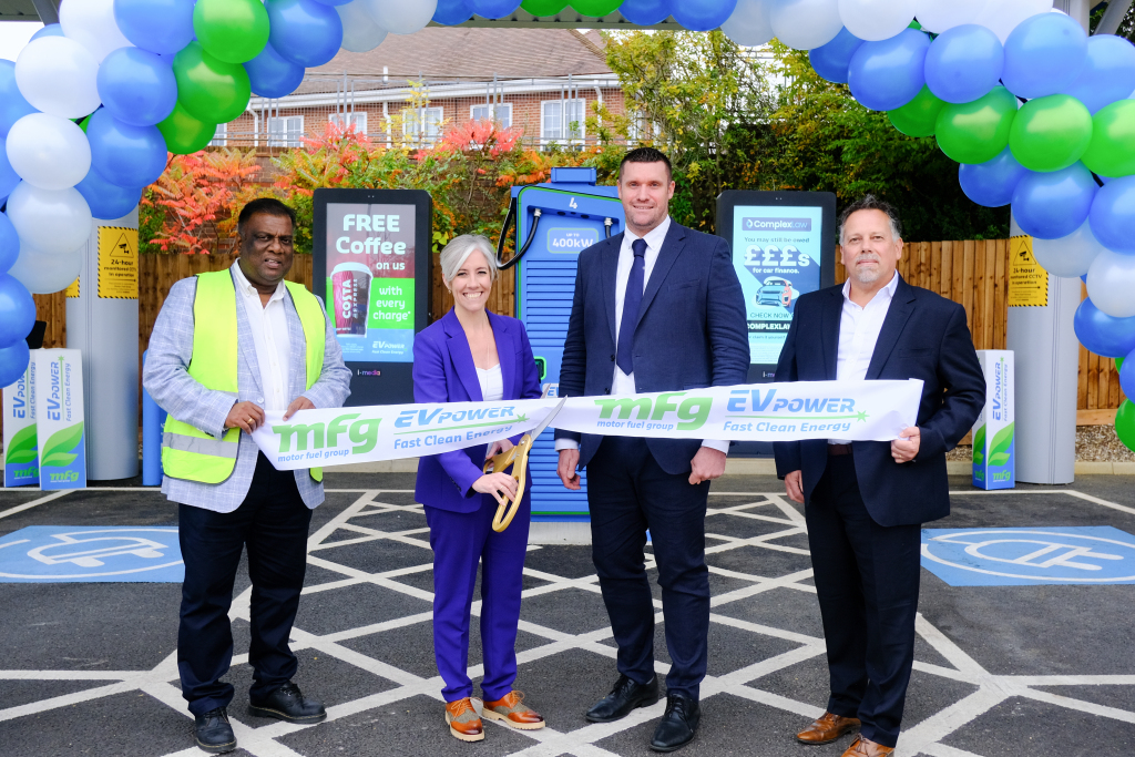 Daisy Cooper MP attends MFG St Albans EV hub to mark the completion of ...